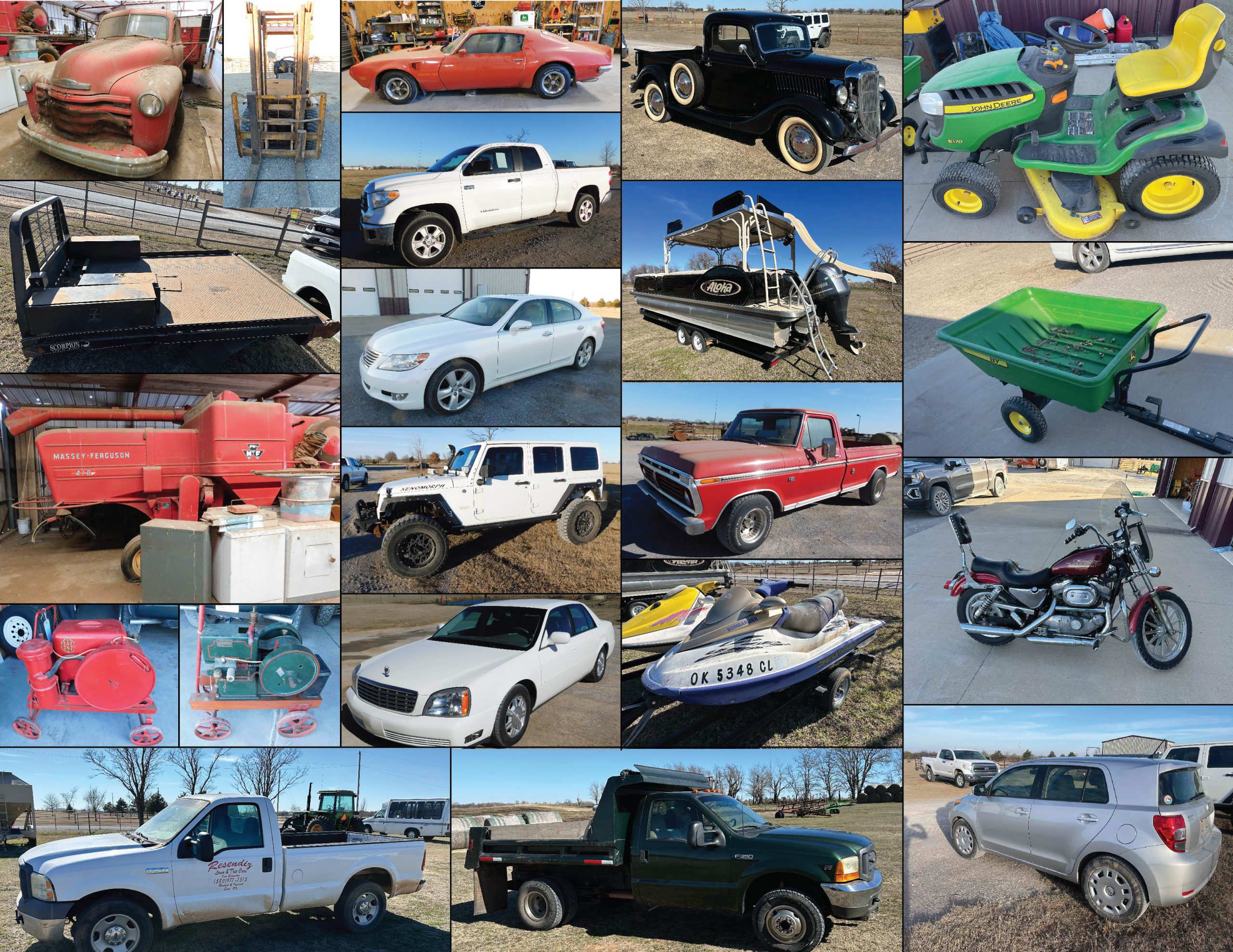 3/13 Lexus – Cadillac – Trans Am – Jeep - 1936 Ford Pick up Restored ...