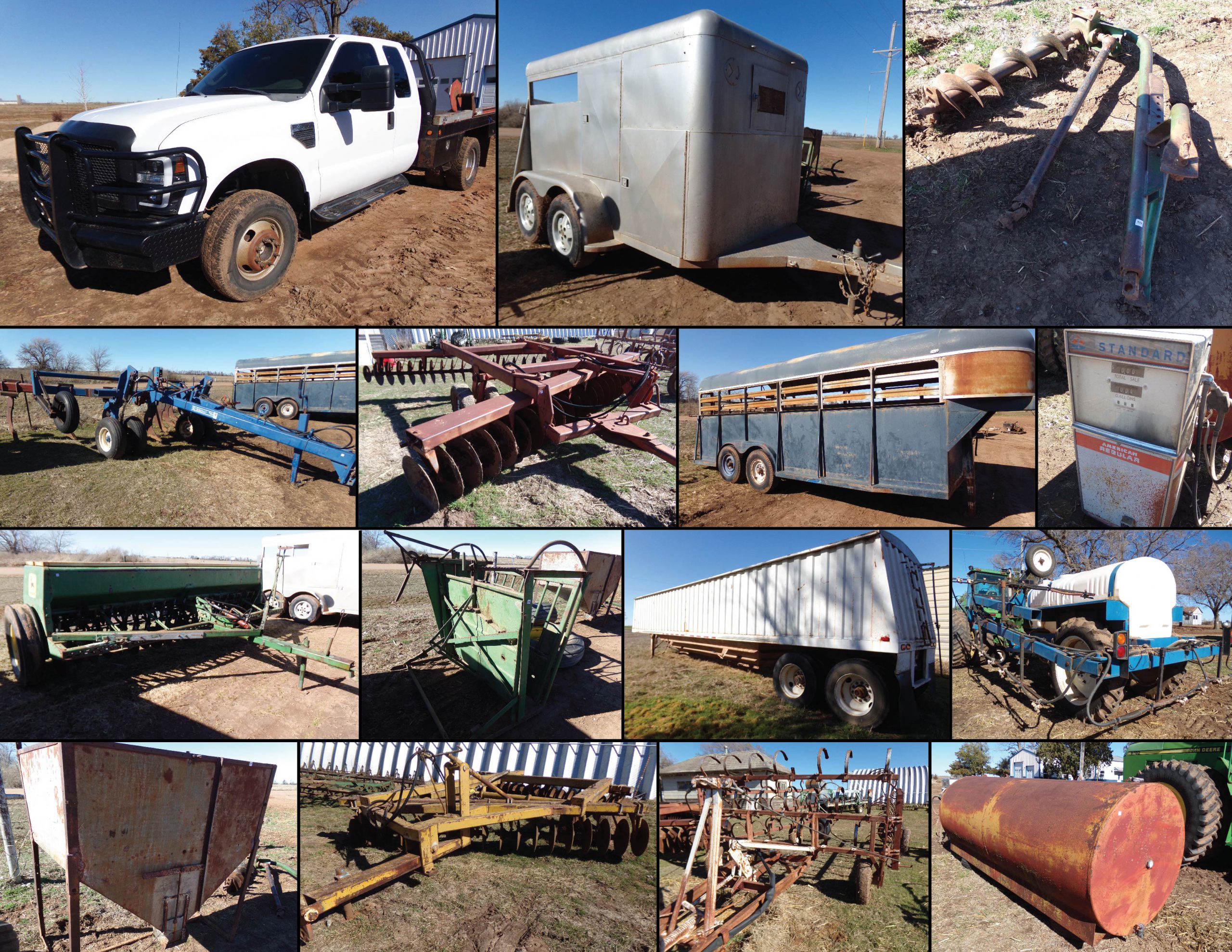 3/25 Drill – Grain Trailer – Feed Pick up – Stock Trailer – Tillage ...