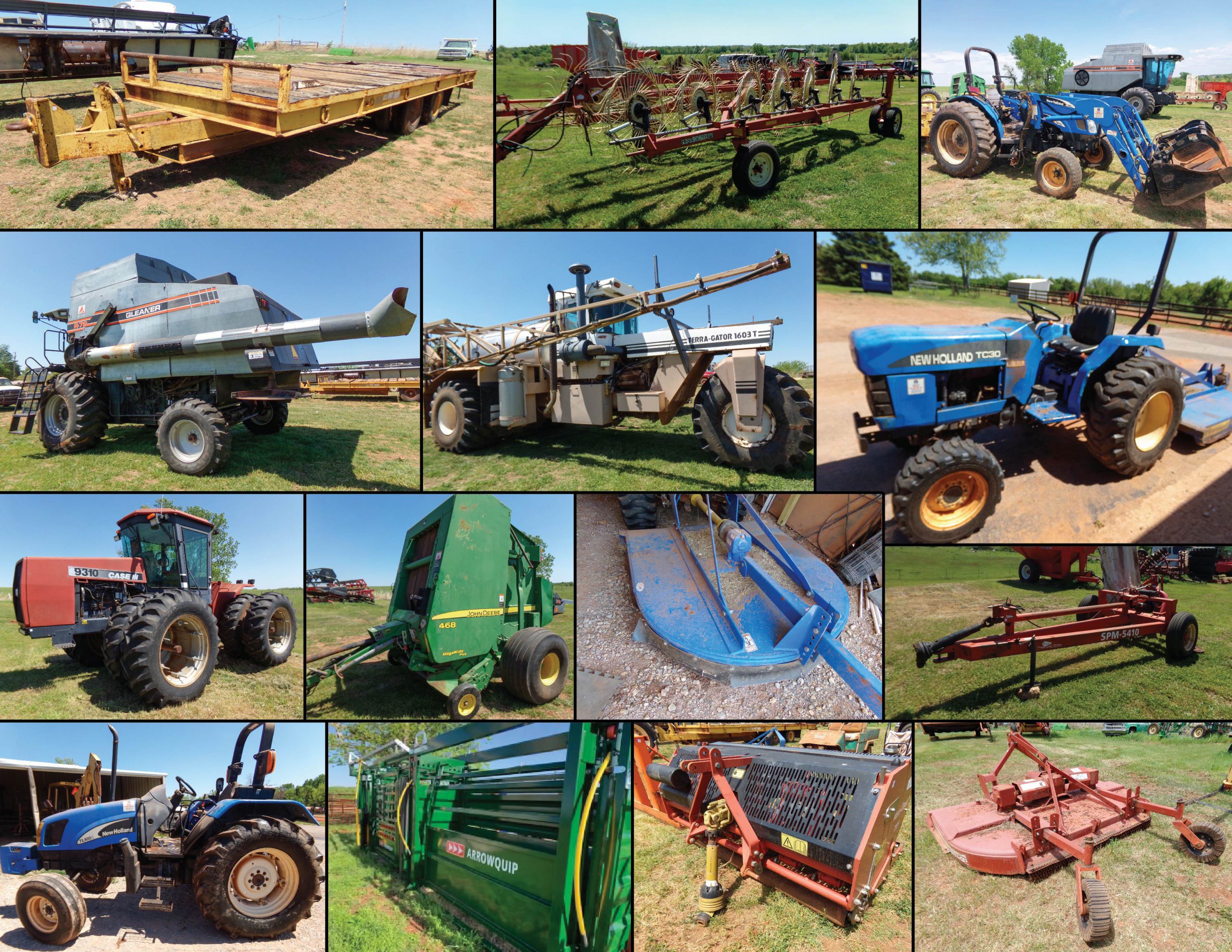 Farm Machinery And Equipment Collage