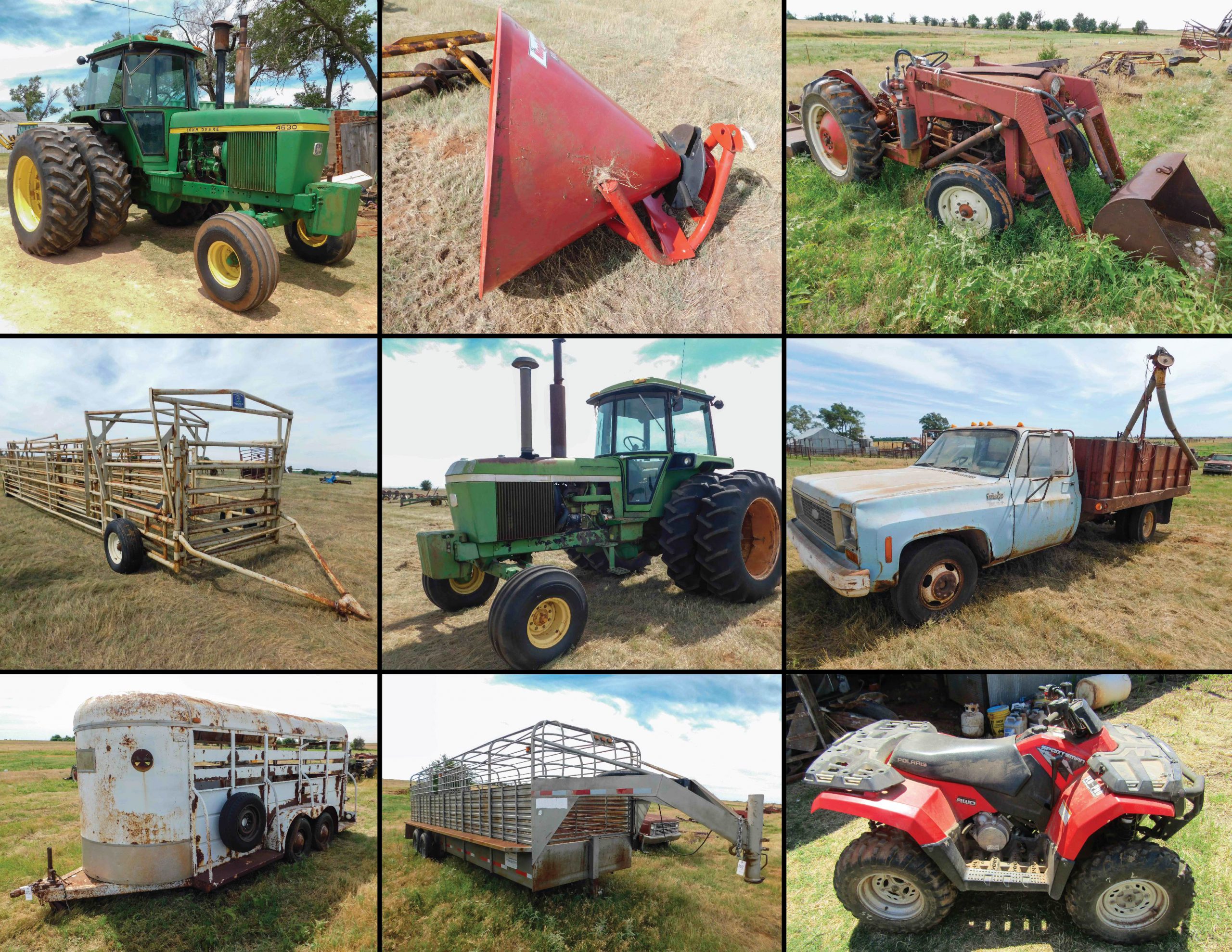 7/9 Tractors – Implements – Tools – Trailers – Household – 4 Wheeler ...
