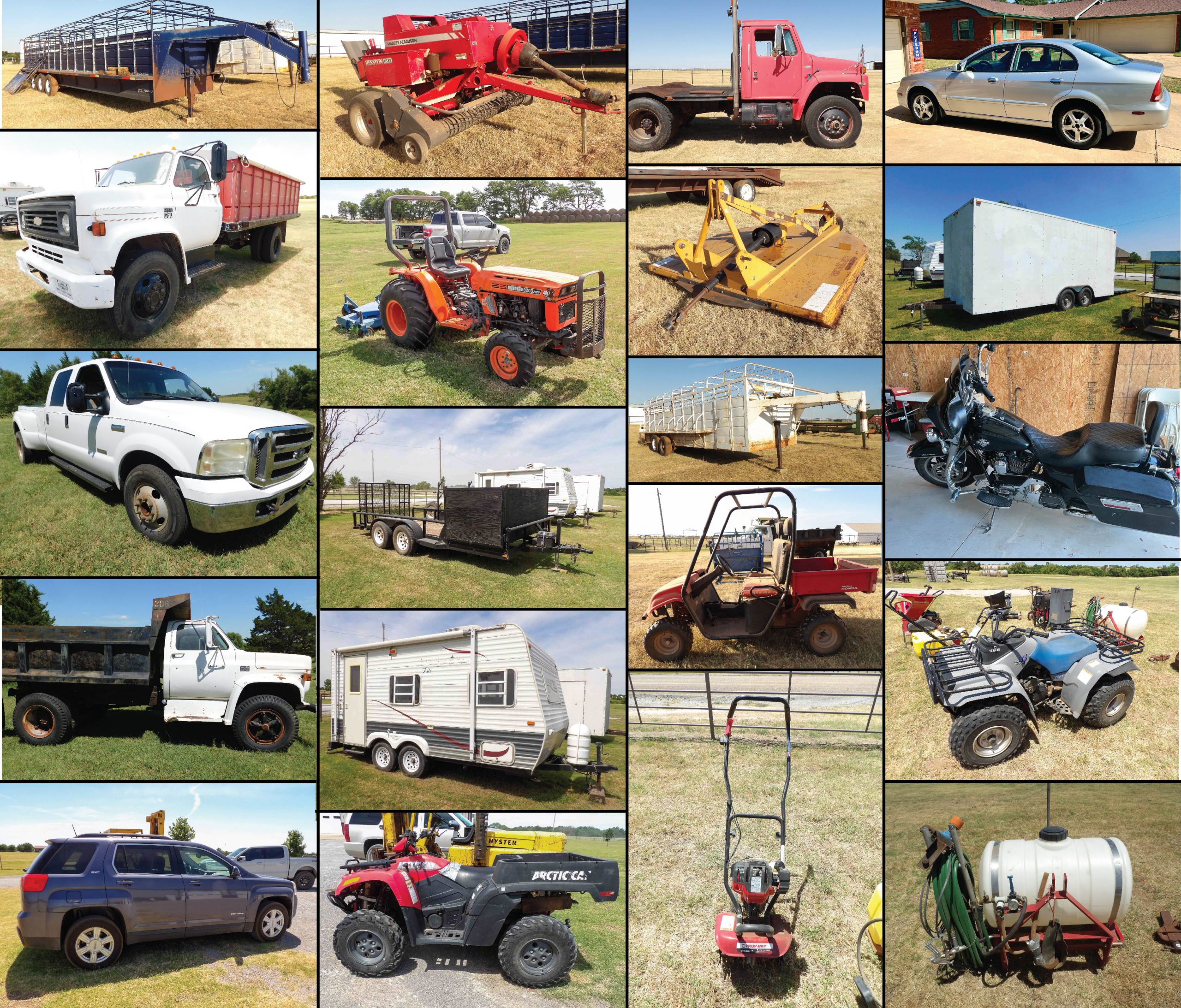 7/15 Tractors – Trailers Tillage – Mowers – Tires – ATV – Harley – Ford ...