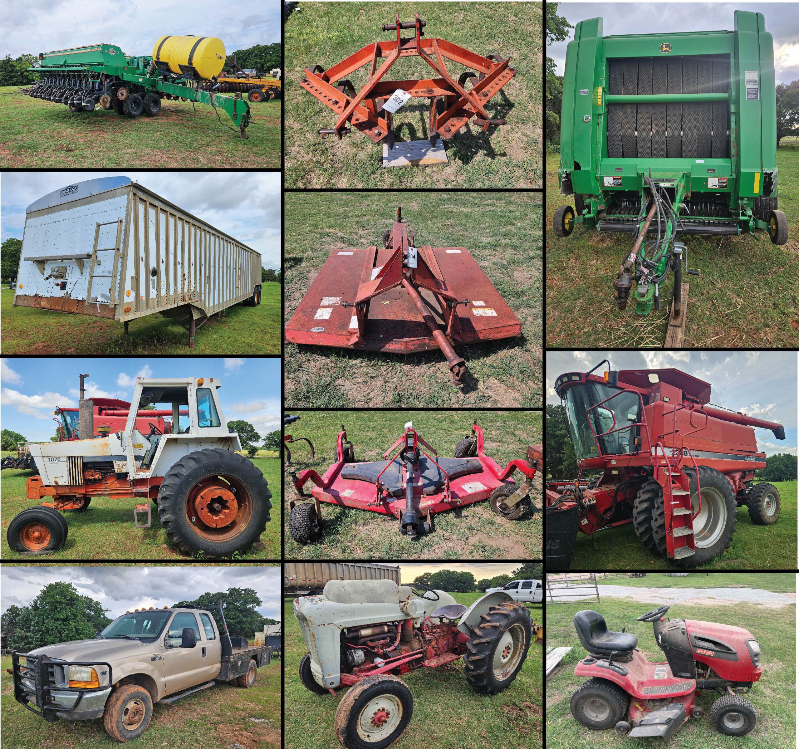 8/5 Mowers – Combine – Tillage – Dump Trailer – Livestock Trailer ...