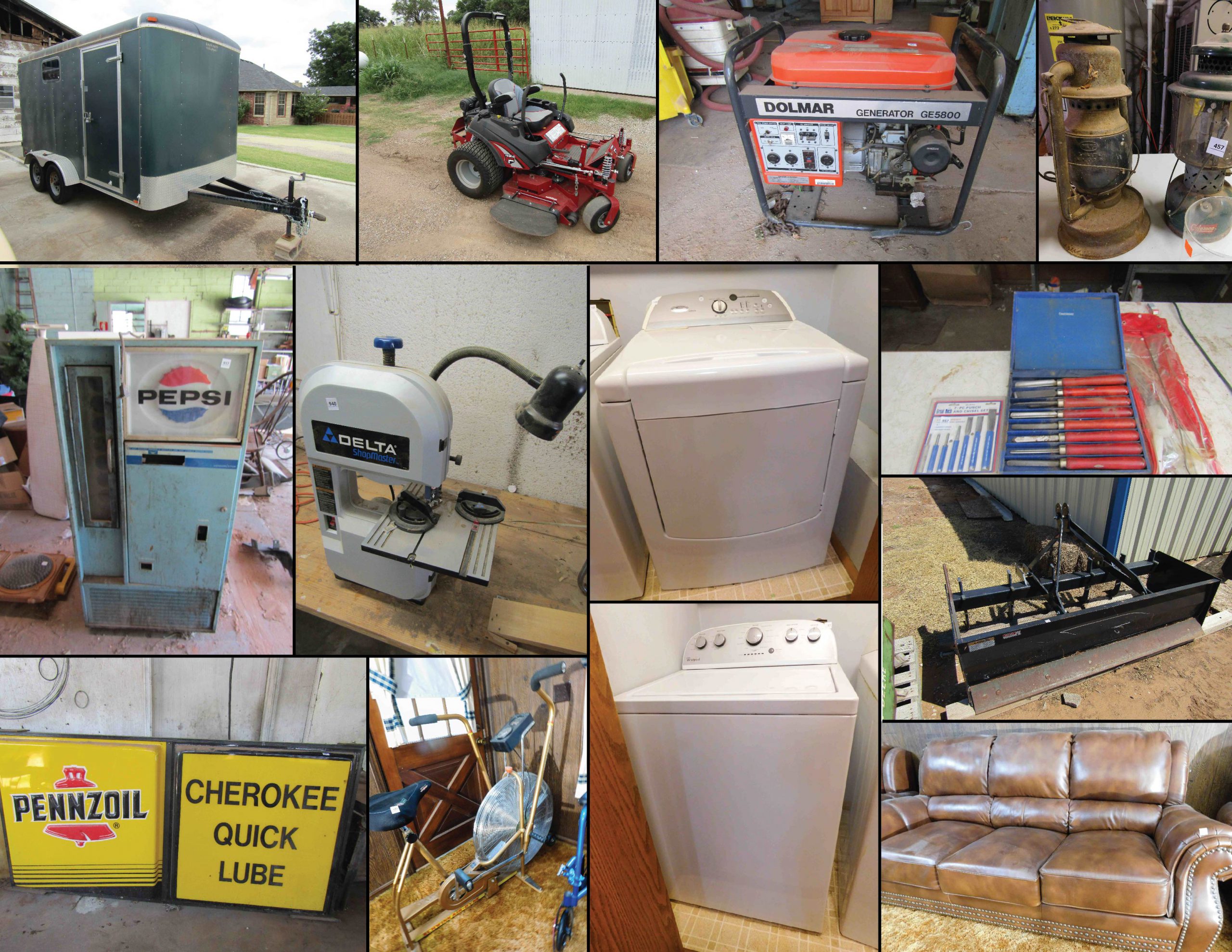 9/15 Zero Turn Mower – Signs – Household – Tools – Auto Lift ...