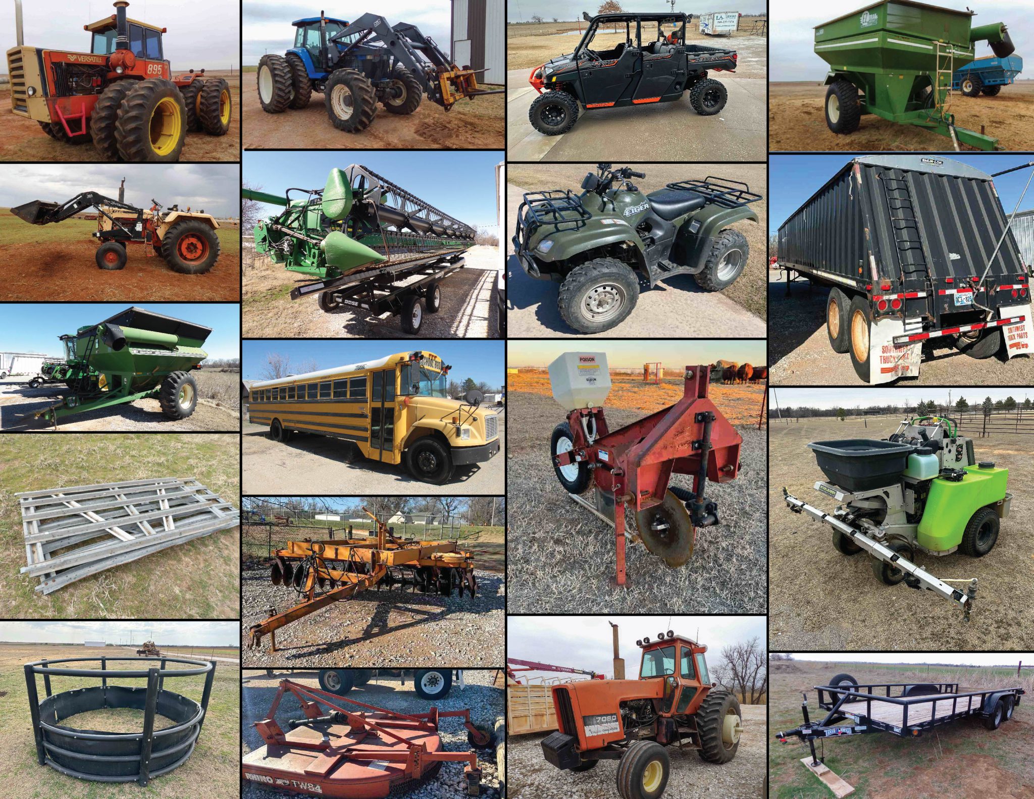 3/25 Pipe – ATV- 2019 Polaris Ranger XP1000- Tillage – 2008 Versatile ...